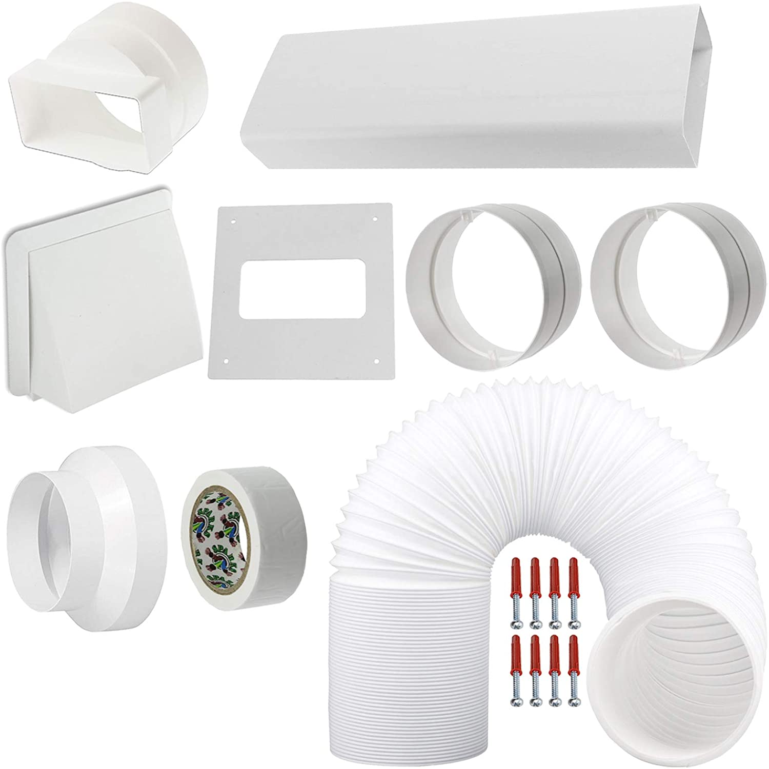 UNIVERSAL Exterior Wall Venting Kit & Extension Hose for Vented Cooker