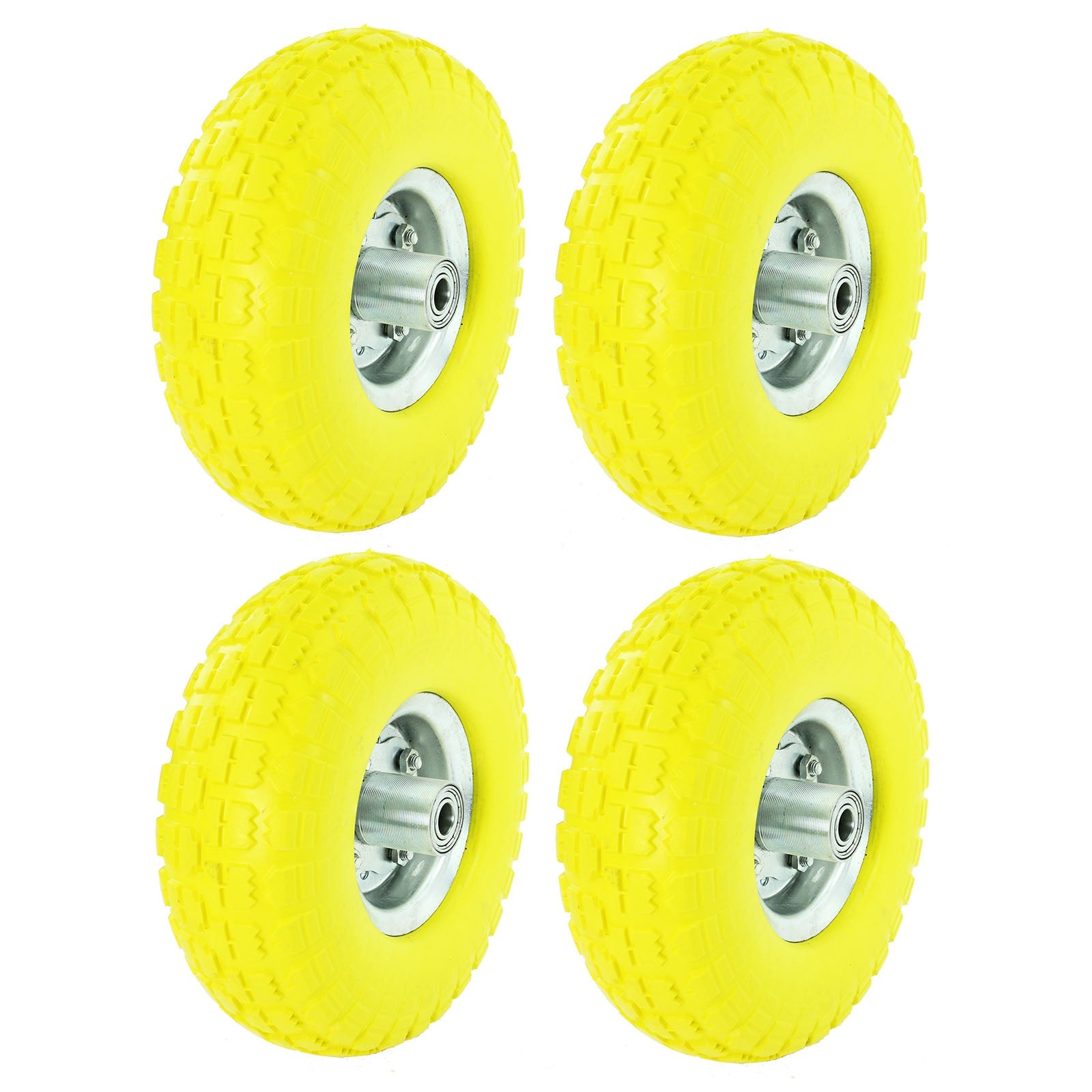 10" Solid Wheelbarrow Wheel Tubeless Barrow Tyre Burst & Puncture Proo