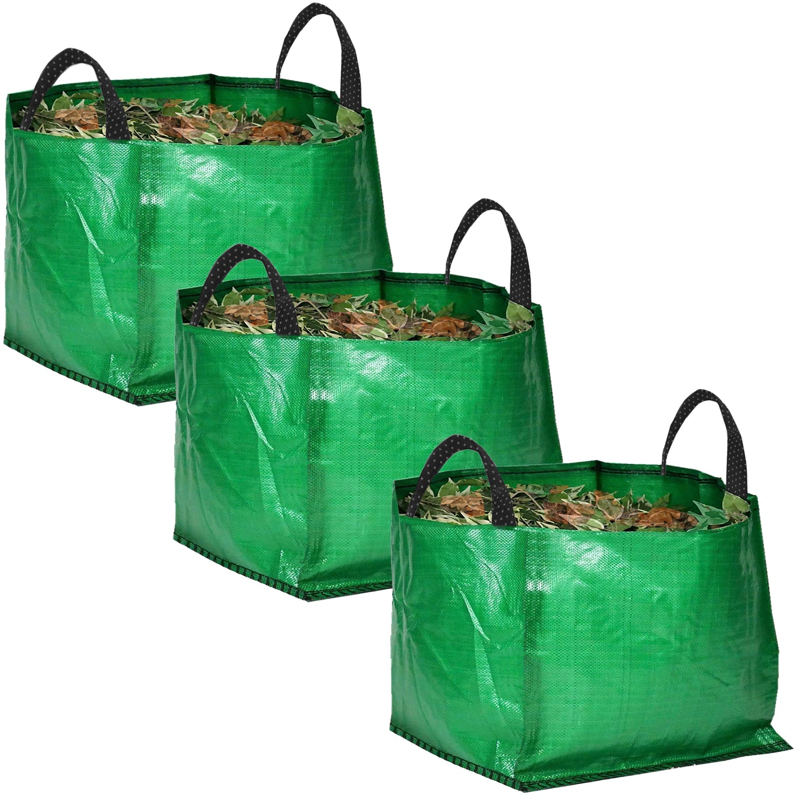 Large Garden Waste Recycling Tip Bags Heavy Duty Non Tear Woven Plasti